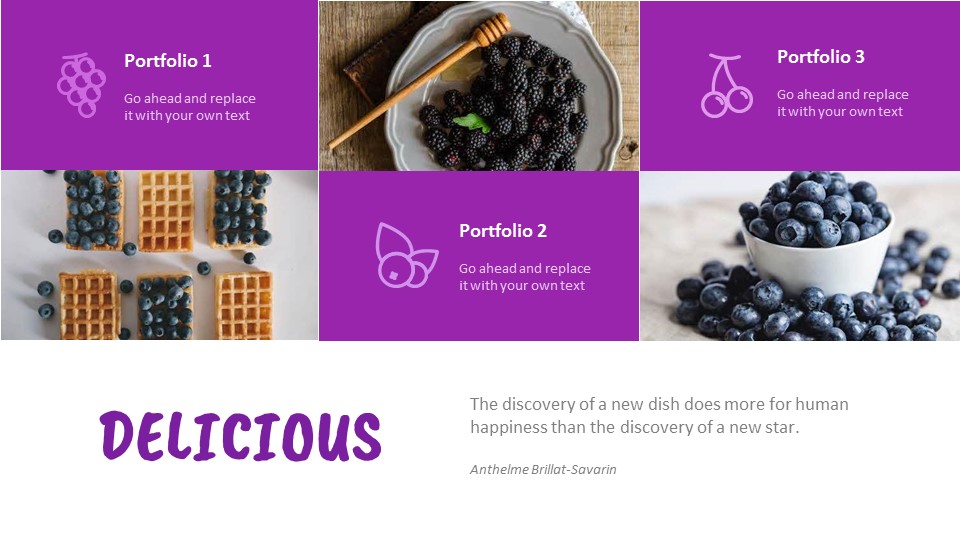 Berries Set Google Slides Templates