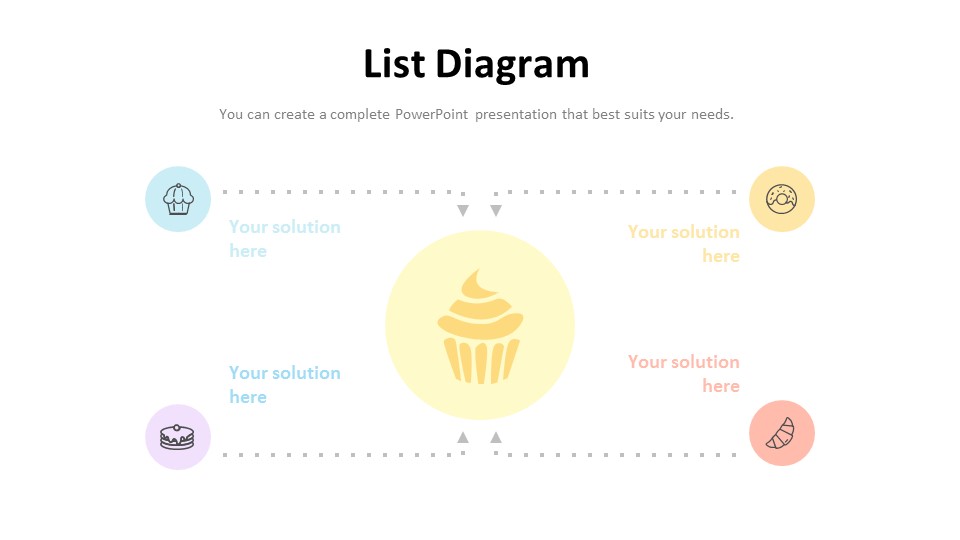 Sweet Cupcakes Google Slides Template Design