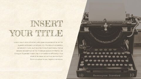 Vintage Google Presentation Slides