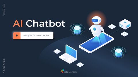 AI Chatbot best google slides templates