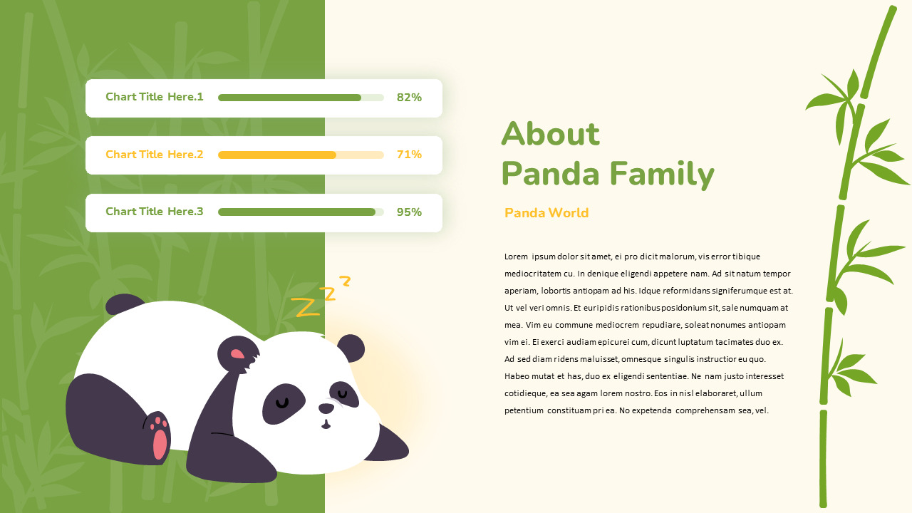 Panda World PowerPoint Presentation Design