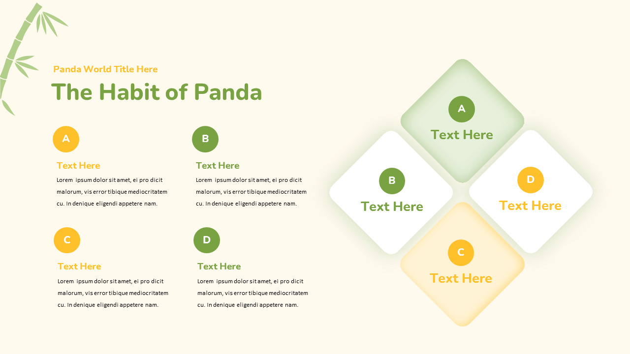 Panda World PowerPoint Presentation Design