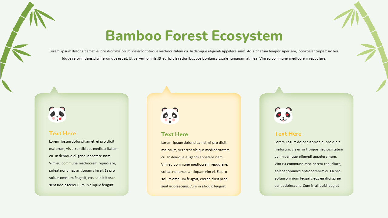 Panda World PowerPoint Presentation Design