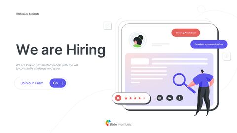 We are Hiring Simple Templates Design