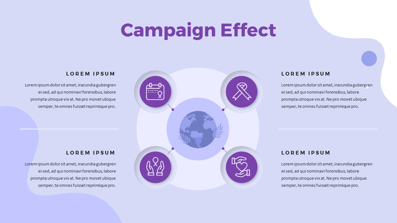 World Cancer Day presentation template design