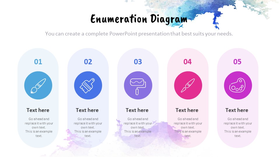 Art Painting Google Slides Template Design