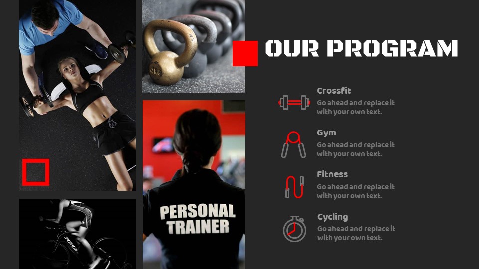 Gym and Fitness Google Slides Themes for Presentations