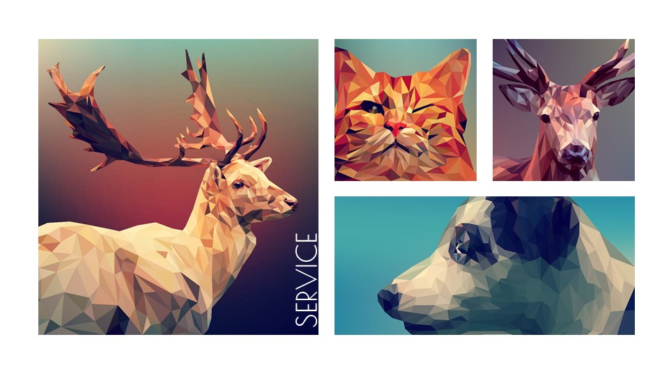 Polygon Google Slides Themes for Presentations