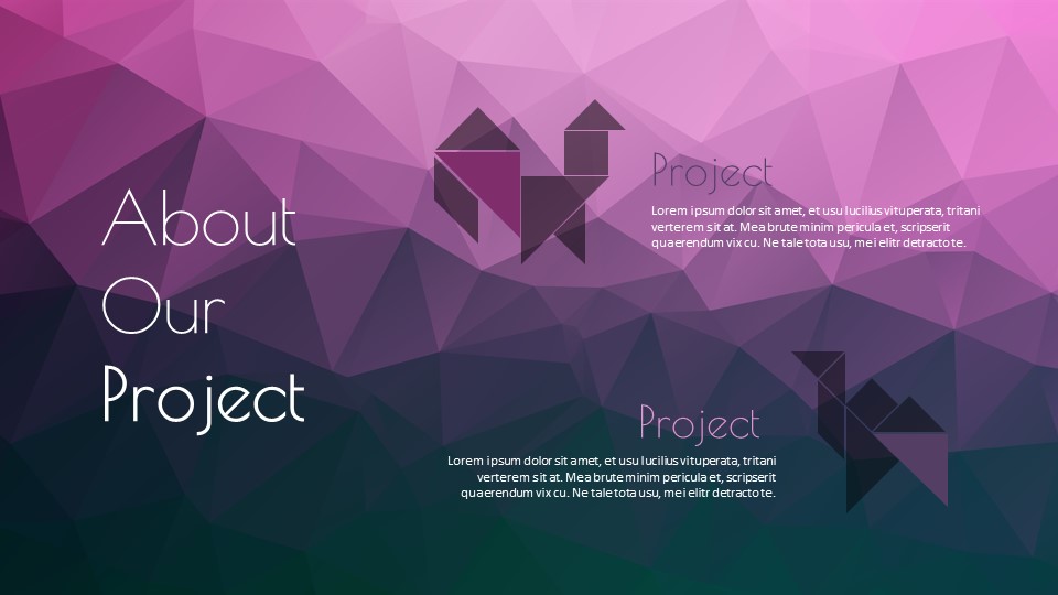 Polygon Google Slides Themes for Presentations