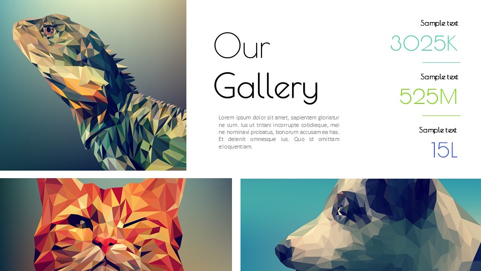 Polygon Google Slides Themes for Presentations