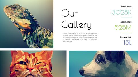 Polygon Google Slides Themes for Presentations