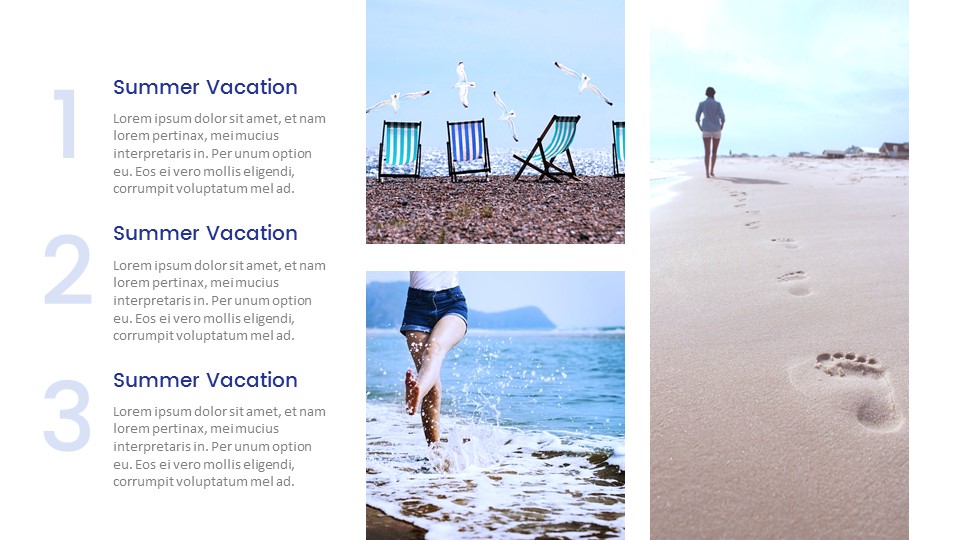 Summer vacation Google Presentation Slides|Travel