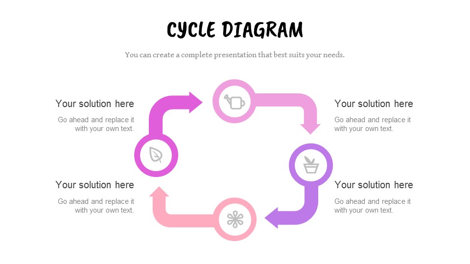 Beautiful pink flowers Google Slides Presentation Templates