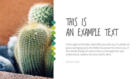 Cactus Google Slides Themes for Presentations