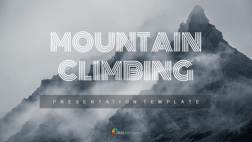 Mountain climbing Google Slides Templates
