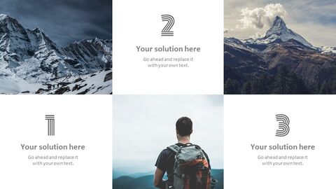 Mountain climbing Google Slides Templates