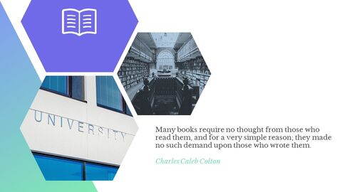 University library Google Slides Templates