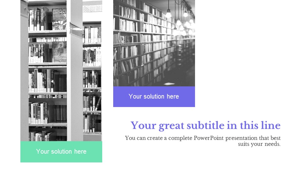 University library Google Slides Templates