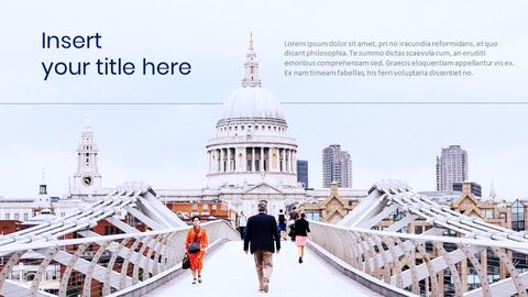 London travel Google Slides Template Design