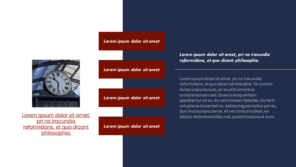 London travel Google Slides Template Design