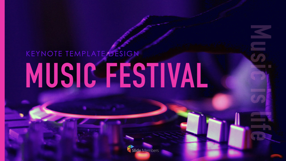 Music Festival Keynote Templates