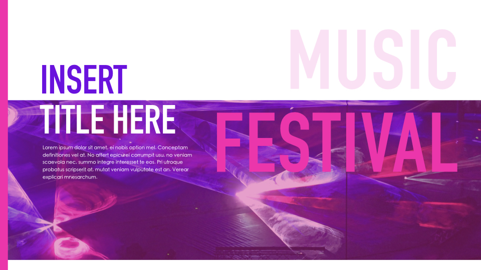Music Festival Keynote Templates