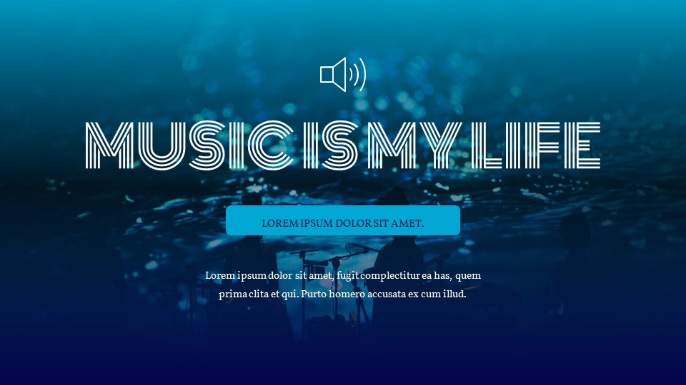 Music Simple Google Slides Templates