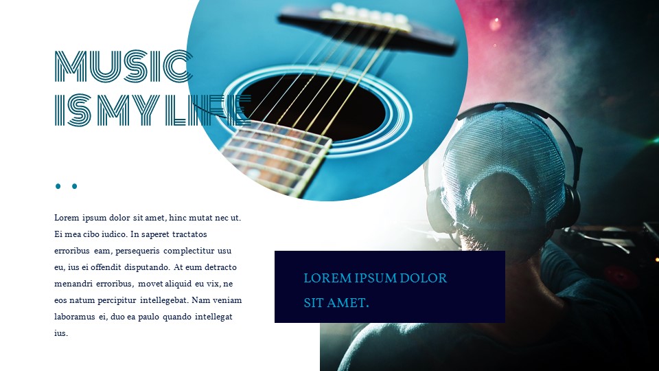 Music Simple Google Slides Templates