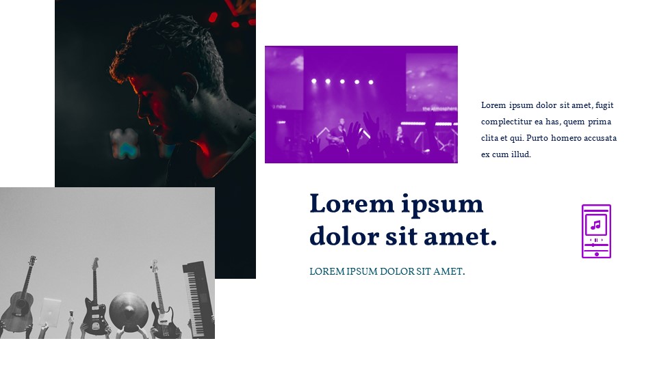 Music Simple Google Slides Templates