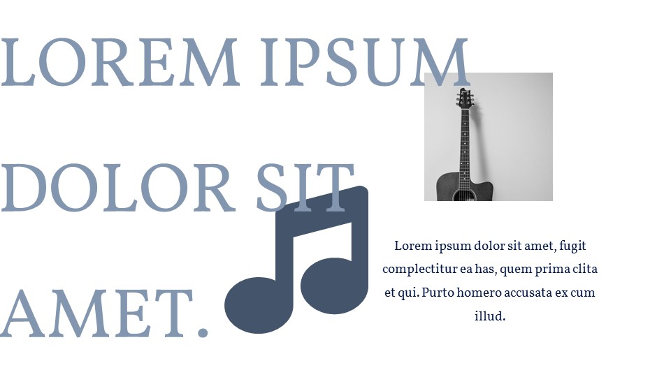 Music Simple Google Slides Templates