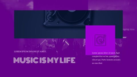 Music Simple Google Slides Templates