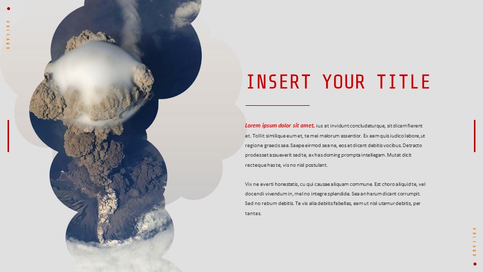 Volcano Simple Google Slides Templates