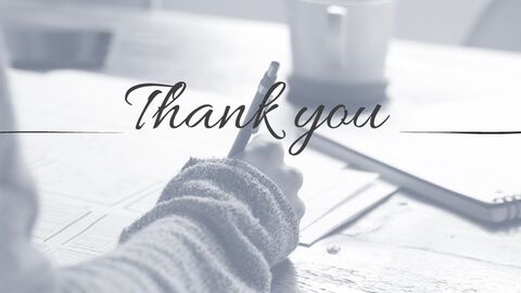 Writing in Note Simple Google Presentation