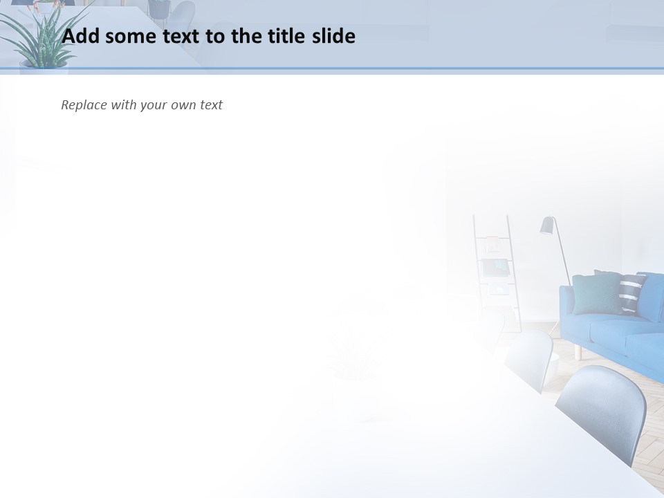 Clean Living Room - Free Presentation Templates