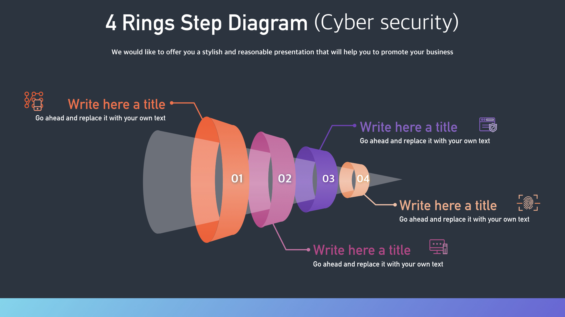 Cyber security pitch deck Keynote Templates