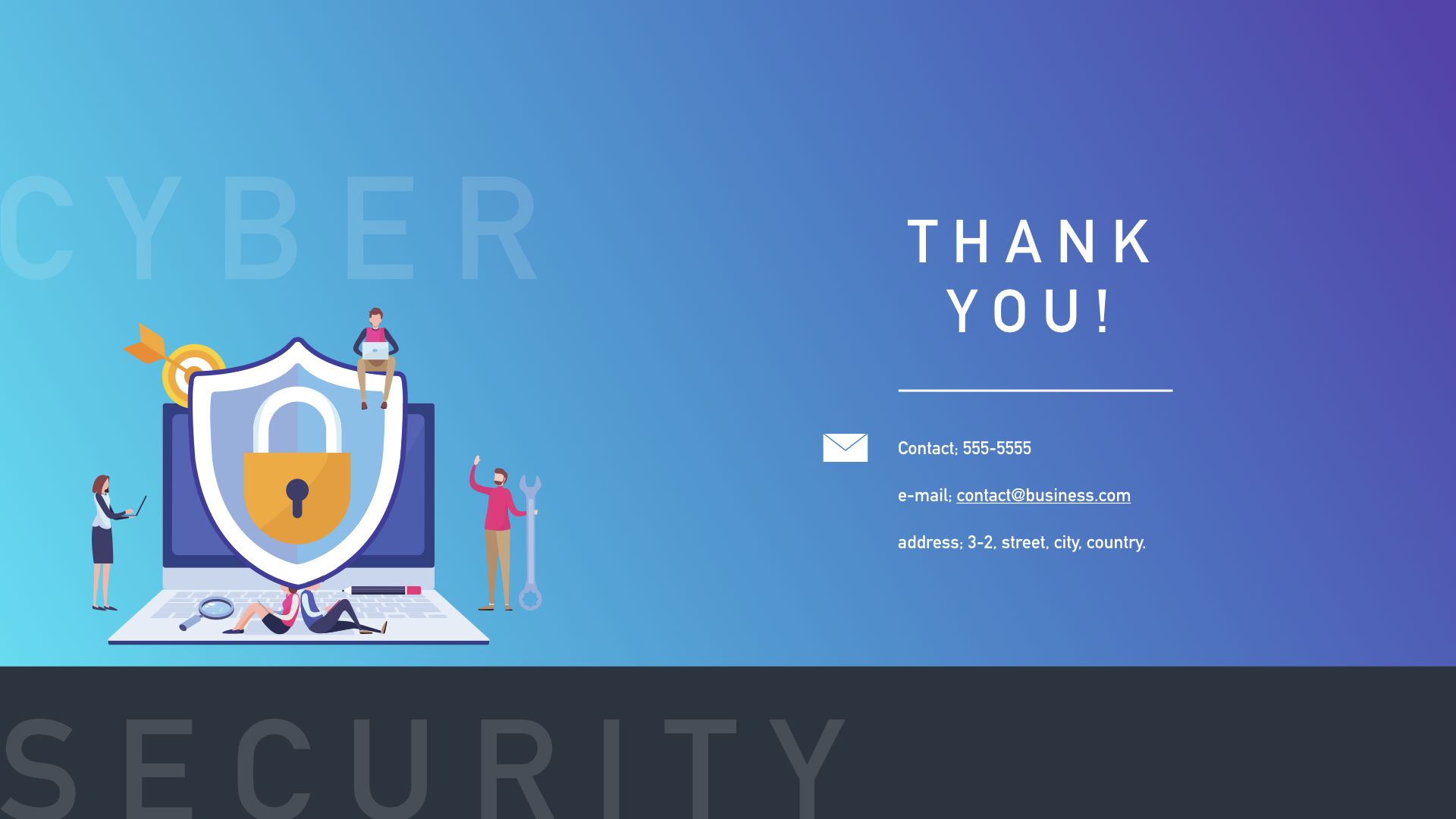 Cyber security pitch deck Keynote Templates