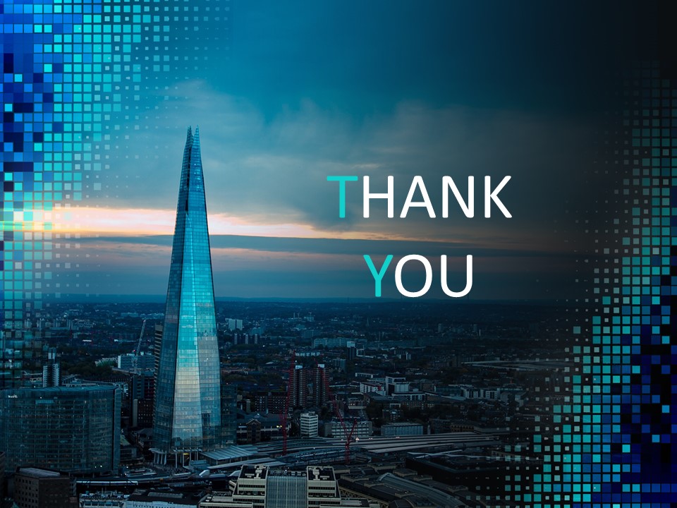 Free PPT Template - High Skyscrapers