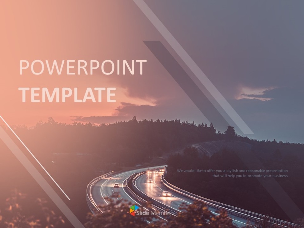 Road Powerpoint Template