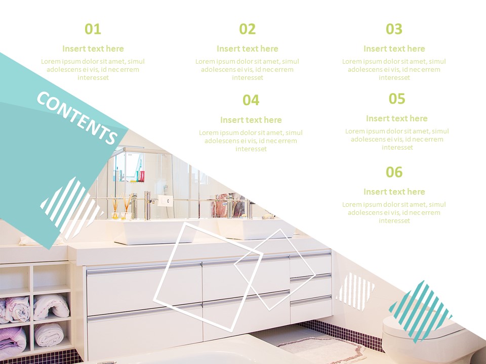 White Bathroom - Free Powerpoint Template