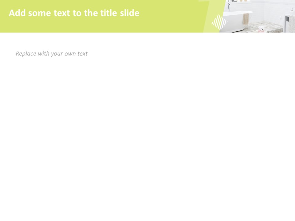 White Bathroom - Free Powerpoint Template