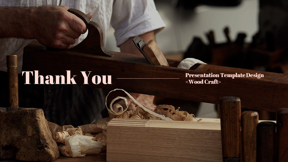 Wood Craft Google Presentation Slides