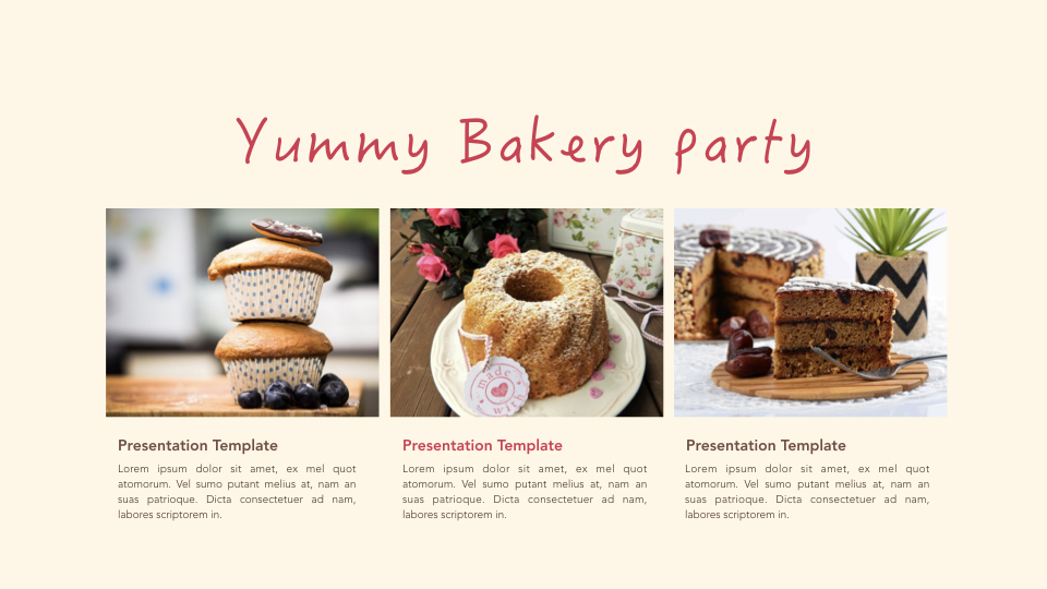 Sweet Bakery Keynote Presentation