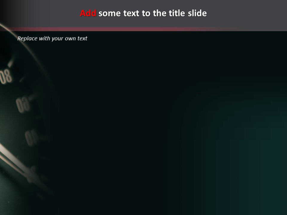 Speedometer Graphic Powerpoint