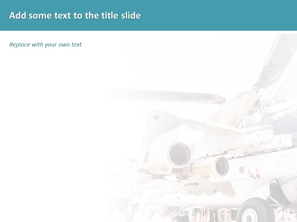 Free Powerpoint Template - A Helicopter Waiting for Landing|Slides
