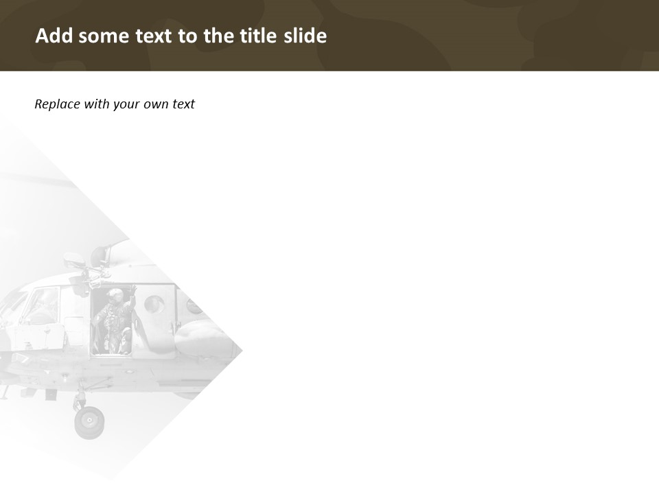Free PPT Sample - Helicopters for Military