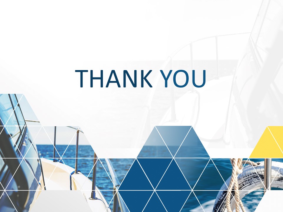 Free PPT Template - Blue Vessel