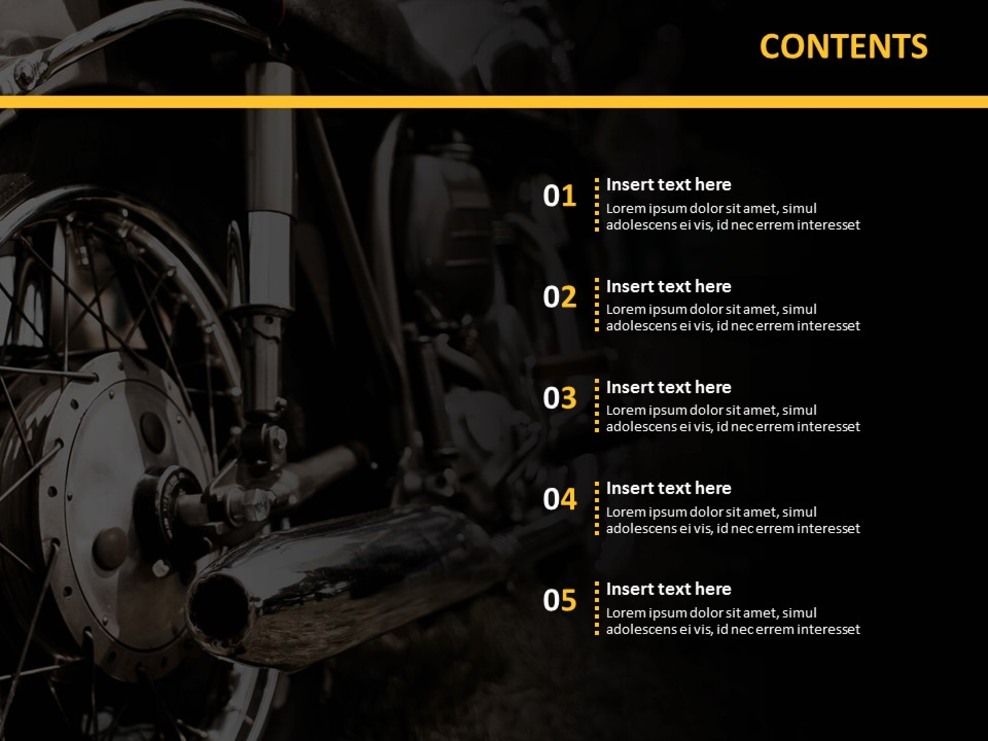 Free Presentation Templates - Motor Engines