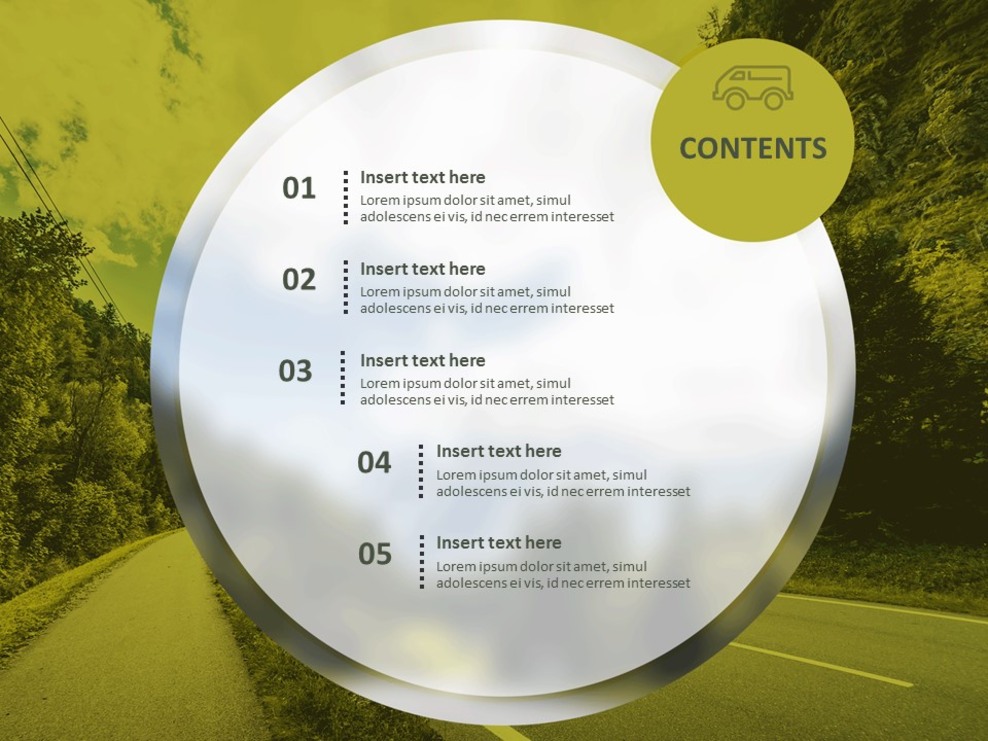 Highways - Free PPT Template