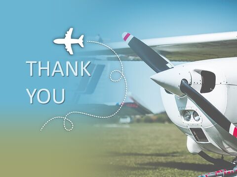 Light Aircraft - Free Powerpoint Templates Design
