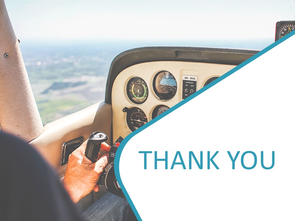 Plane Cockpit - Free Powerpoint Template